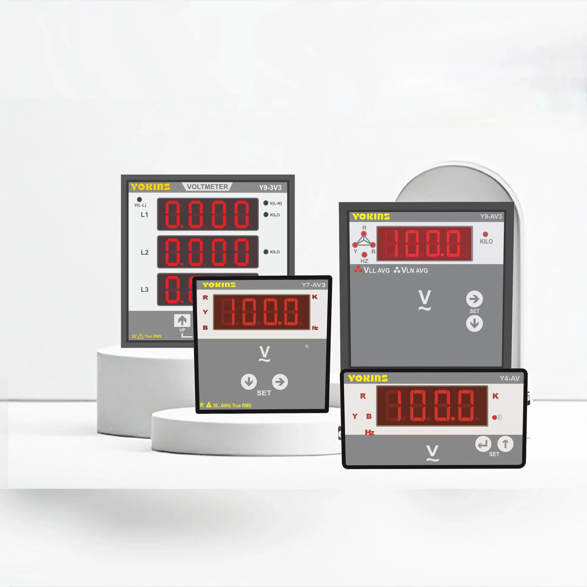 AC Voltmeter (Three Phase) – Yokins Instruments