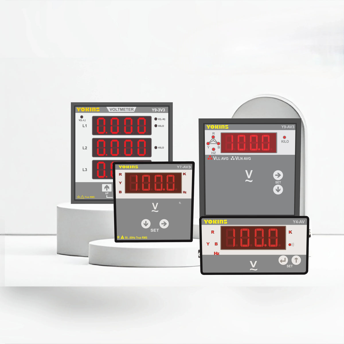 AC Voltmeter (Three Phase) (SV) – Yokins Instruments